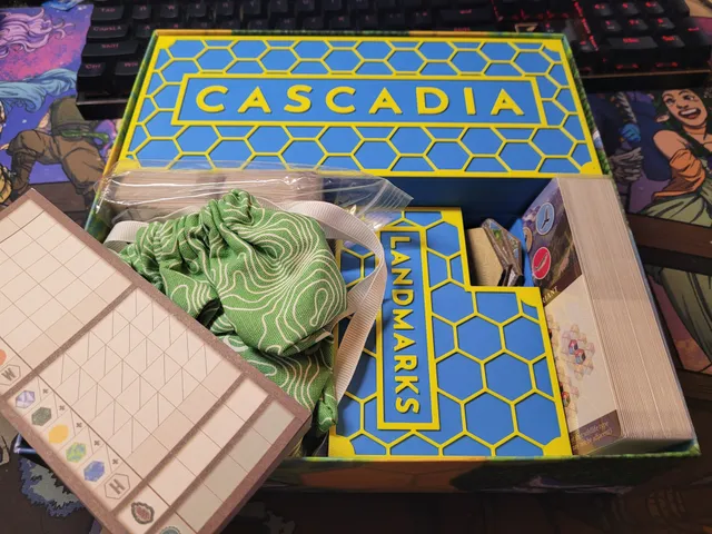 Cascadia Organizer Insert - Base Game + Landmarks Expansion by Carson ...
