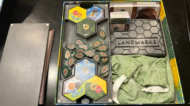 Cascadia Organizer Insert - Base Game + Landmarks Expansion by Carson ...