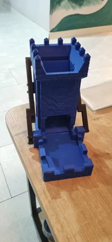 Self-Loading Lego Dice Tower by Micro Center | Download free STL model ...