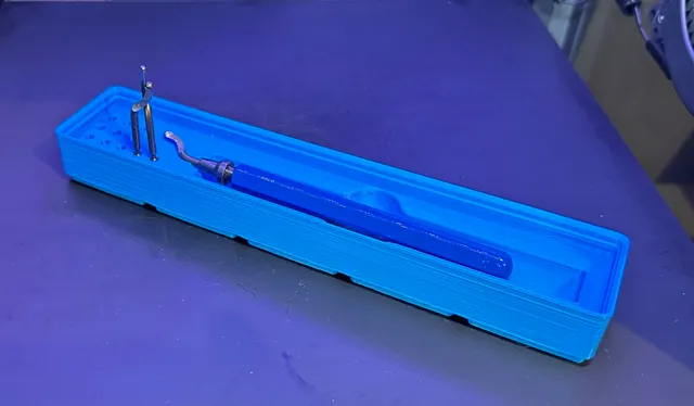 Make of Gridfinity Deburring Tool Holder with Blade Storage by dinfaen ...