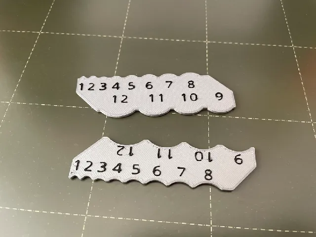 Make of Fillet Radius Finder (Inner/Outer) - Design Reference Ruler 1 ...