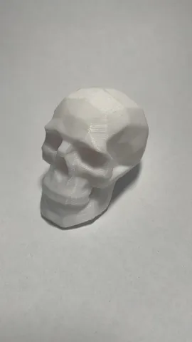SKULL LOW POLY V3 by Garolsito | Download free STL model | Printables.com