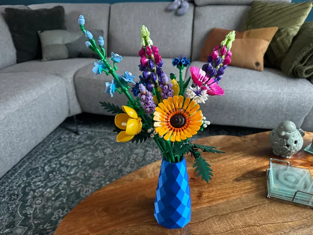 vase fleurs lego by guet david | Download free STL model | Printables.com
