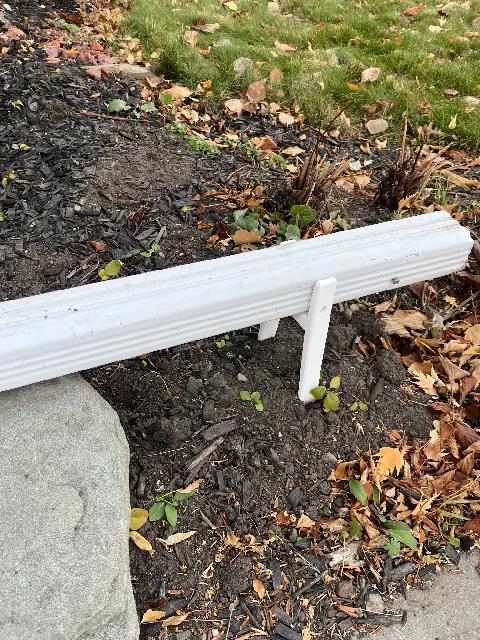 Make of Ground support for downspout rain gutter by Sean Alexander ...
