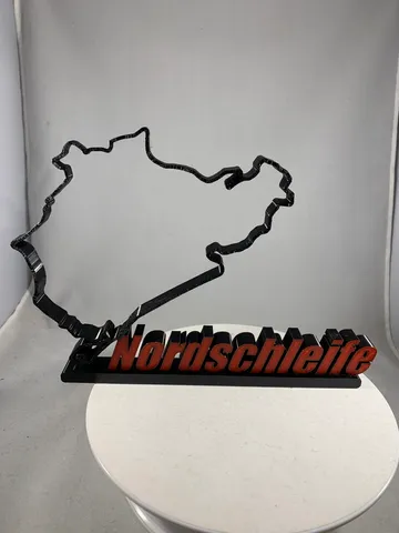Nordschleife 3D Elevation Track Art by Dylan | Download free STL model | Printables.com