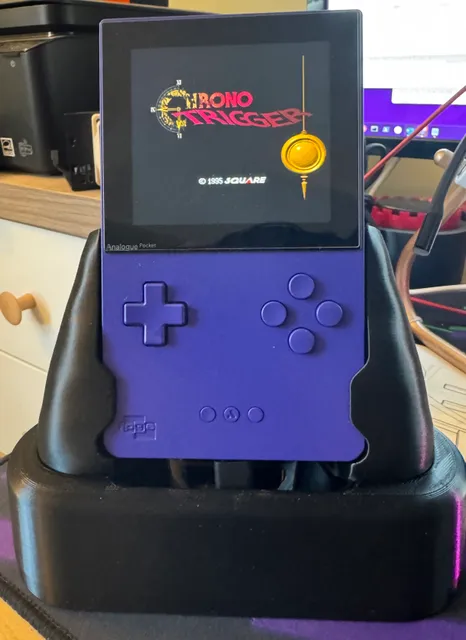 Make of BeefyGrip for Analogue Pocket - console-sized contoured grip by ...