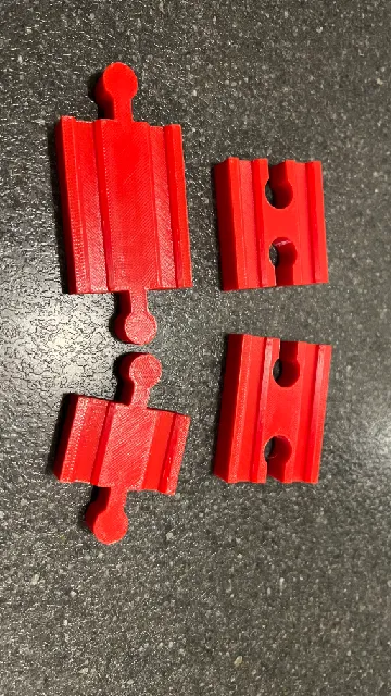 Make of Brio Track Adapter by Ole Christensen | Download free STL model ...