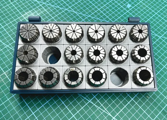 Modular ER32 Collet Rack / Tray / Stand by TechTom | Download free STL ...