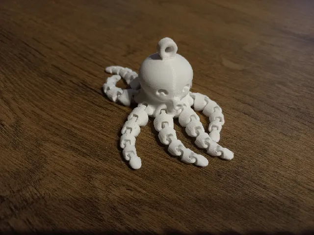 Make of Articulated Octopus Keychain by nemethb_3d | Download free STL ...
