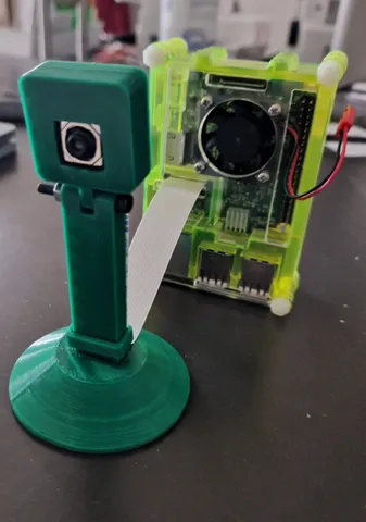 Raspberry Pi Camera Stand by Daniel BP | Download free STL model ...