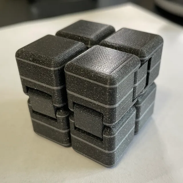 Make of Yet Another Fidget Infinity Cube v2 by cbhiii | Download free ...