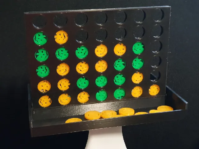 Make of Connect 4 - Board game by Stefan | Download free STL model ...