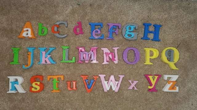 Make of Nesting Alphabet letters by Cassie Hatch | Download free STL ...