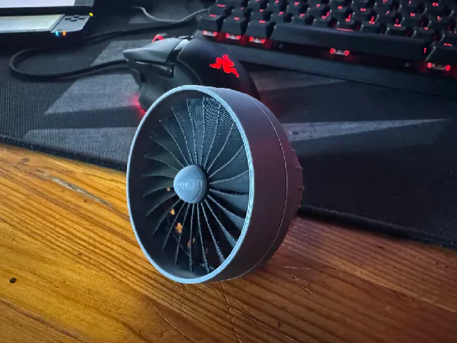 Turbofan aroma diffuser - Car vent mini Jet engine by CasaPrint3D ...
