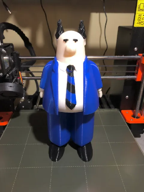 Make of Pointy Haired Boss by Matthew3DPrints | Download free STL model ...
