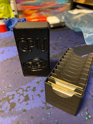 CPU STORAGE BOX (AMD/INTEL LID) by Magprint3d | Download free STL model ...