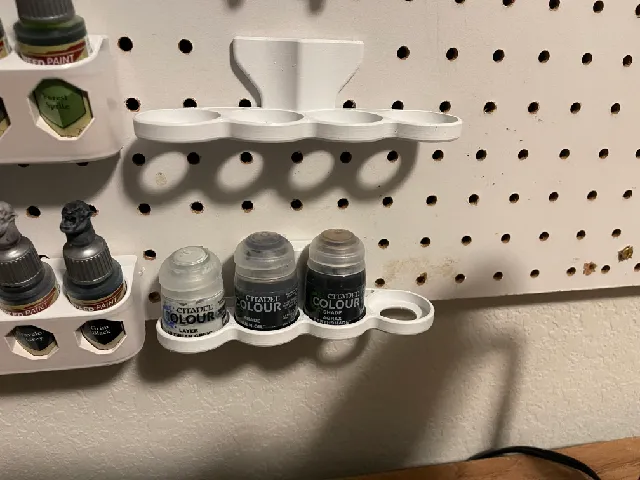 Citadel Paint Pegboard Holder by MareIngenii | Download free STL model ...