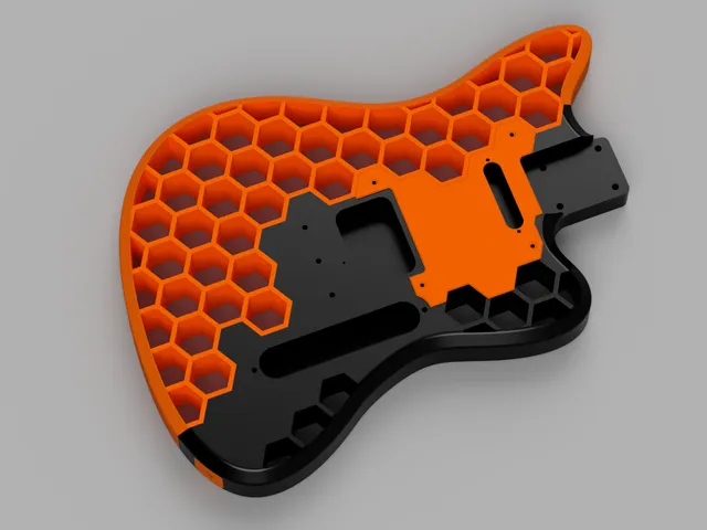 The Prusacaster - a 3D printable guitar by Mikolas Zuza | Download free ...