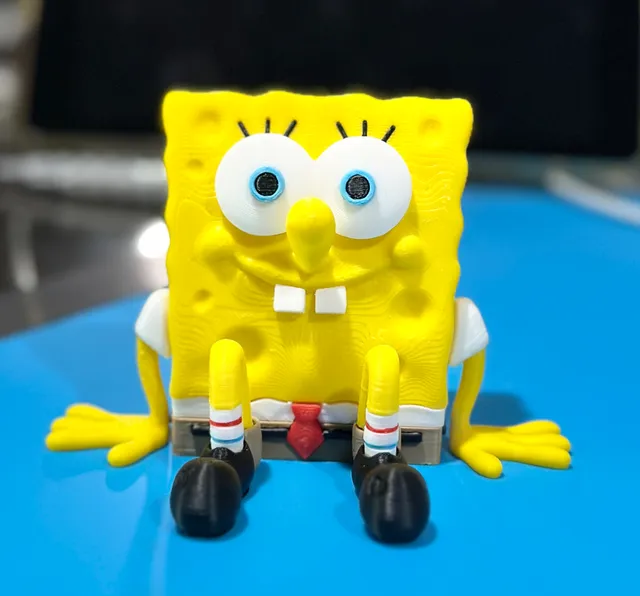 Make of Spongebob (multi-material) by Robert | Download free STL model ...