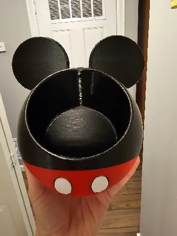 Mickey plant pot by PRINTSY | Download free STL model | Printables.com
