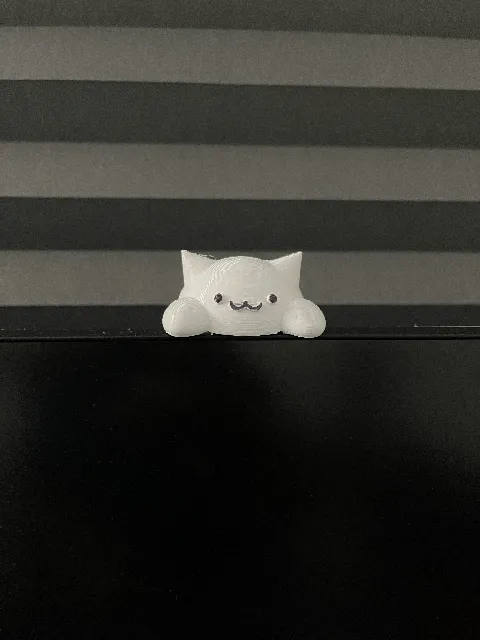Make of Bongo Cat Monitor Mount, Cute Webcam Kitty Buddy by bored_panda ...