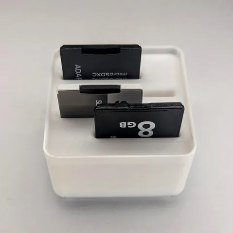 Gridfinity SD Card Holder (Actually Good Edition) by dswinton ...