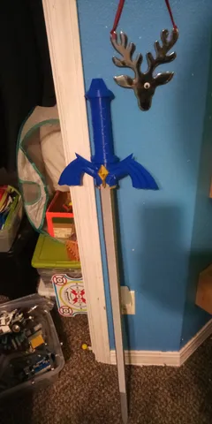 Telescoping Master Sword with replaceable blade by GeoPrints13 ...