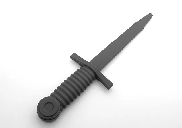 COLLAPSING DAGGER (PRINT IN PLACE) by 3D Printing World | Download free ...