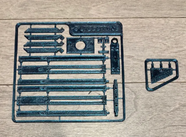 DIY miniature Guillotine kit card model (Tweaked - friendly tolerances ...