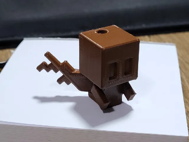 Make of Print-in-place Allay keychain Minecraft by checkerd | Download ...