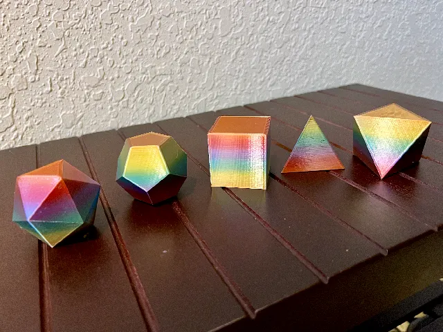 Make of Platonic Solids by awhildy | Download free STL model ...