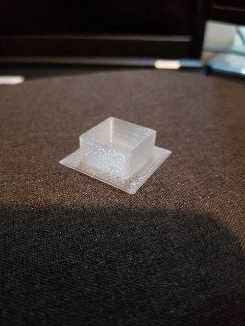 Make of Calibration Cube - wall thickness - new filament - extrusion by ...