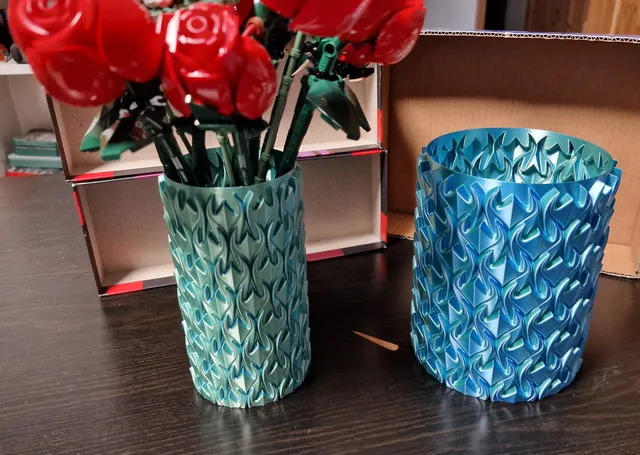 Fire Dragon Scale Vase by Grandpa 3DPrints | Download free STL model ...
