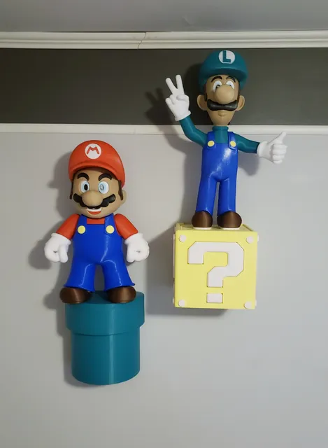 Make of Mario Question Mark Cube by BP3D PRINTS | Download free STL ...