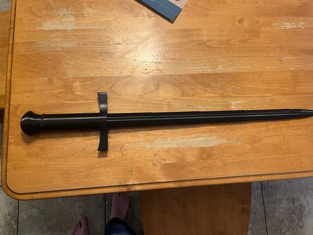 Broadsword v2 - Hilt 2 - Print-in-Place by 3D Printing World | Download ...