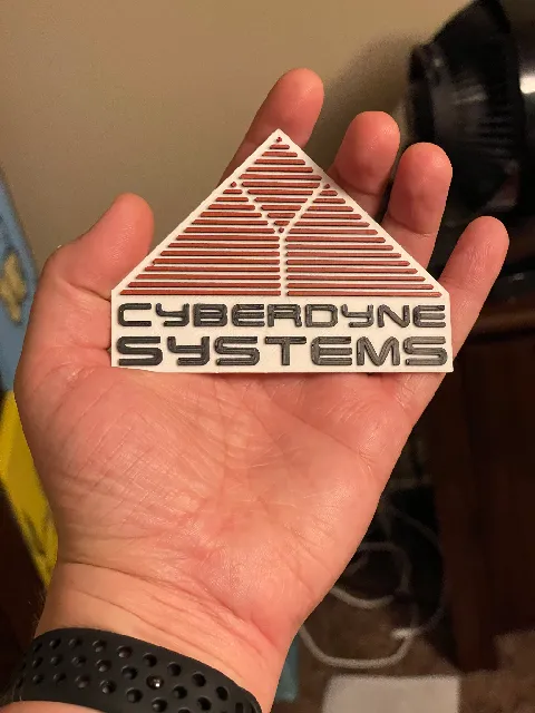 Make of Cyberdyne Systems (Terminator) wall sign by Joey Deinesaur ...