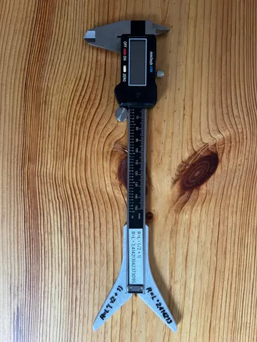 Fillet / Radius Gauge for Calipers - Rasied Text by Akinayr | Download ...