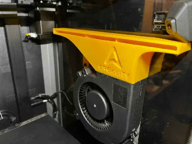 Creality K1 Side Fan Duct booster mod by Bruno | Download free STL ...