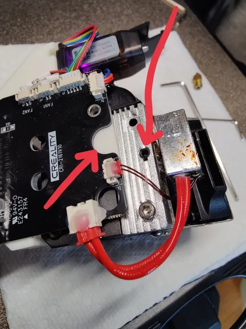 Make of X45 Sprite CR Touch Probe Zero Y-Offset Mount v1.1 (Ender-3 S1 ...