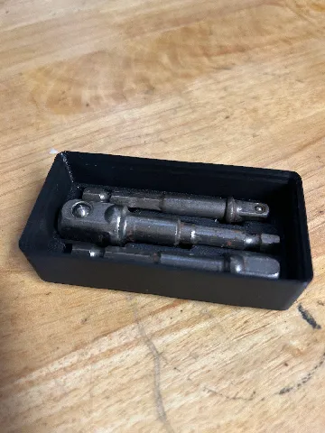 Gridfinity for impact drill socket adapter stackable by Di-Jo Heemskerk ...