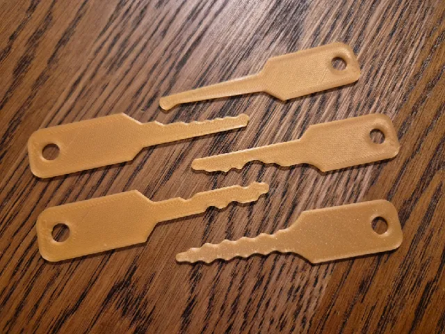 Wafer Jiggler - Lock Pick by EON | Download free STL model | Printables.com