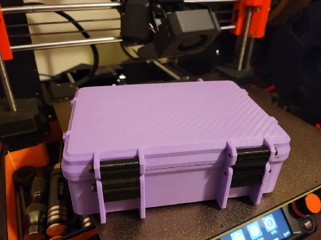 Make of Rugged Box (Parametric) by whoeft | Download free STL model ...