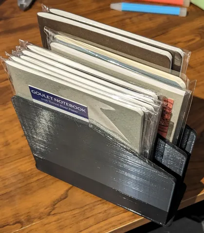 Gridfinity notebook vertical holder by Tgbto | Download free STL model ...