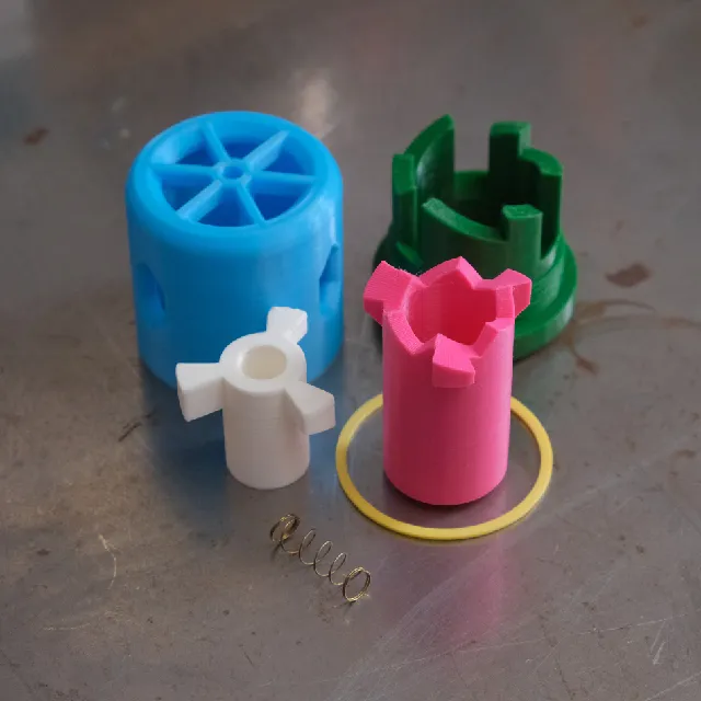 Make of Super Clicky Fidget Button by Geoff | Download free STL model ...