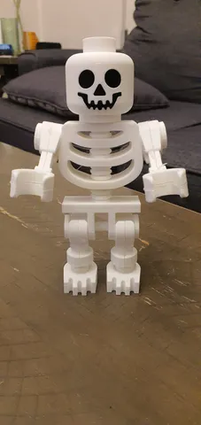 Single Plate Print LEGO Skeleton (4:1) - Improved by maxelman ...