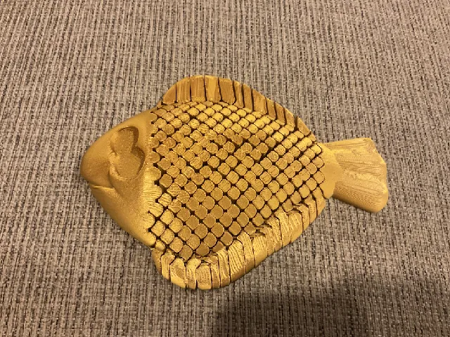 Floppy Flounder - Articulated Flexi Fish by Bearded Printer | Download ...