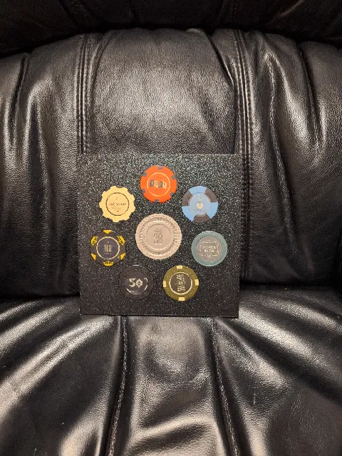Make of Fallout New Vegas poker chip display base by Pachyderm ...