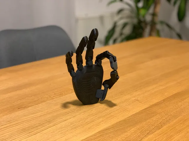 Poseable articulated hand model por Michael Wycoff | Descargar modelo ...