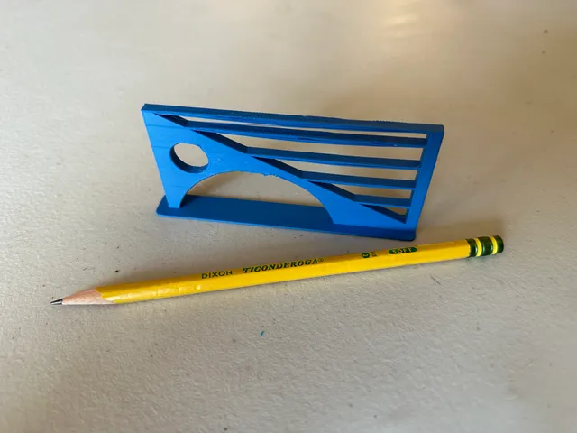 Bridge and overhang test, simplified by Martian | Download free STL ...