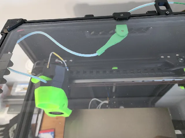 Voron Bowden ptfe tube guide arm and canbus cable support by Galvanic ...